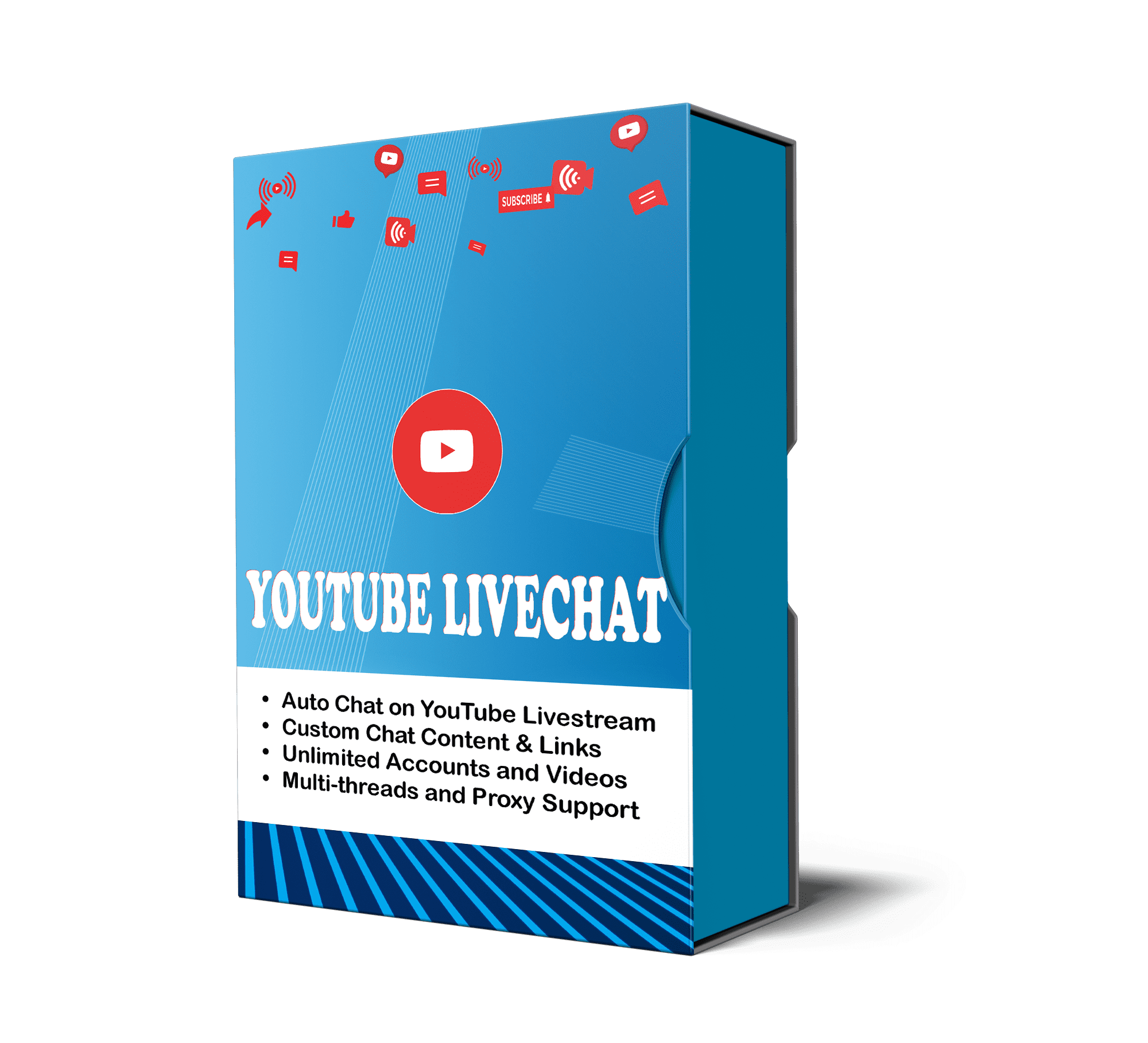 PHẦN MỀM TỰ ĐỘNG CHAT LIVE STREAM YOUTUBE - YOUTUBELIVECHAT - QNISOFT