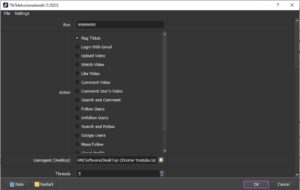 Tool reg tiktok tự động tạo số lượng lớn tài khoản Tiktok