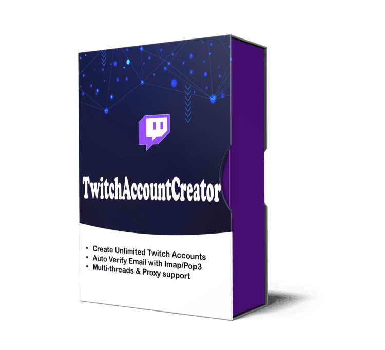 TOOL TẠO TÀI KHOẢN TWITCH TỰ ĐỘNG – BULK NICK TWITCH BẰNG PHẦN MỀM TWITCH ACCOUNT CREATOR - QNISOFT